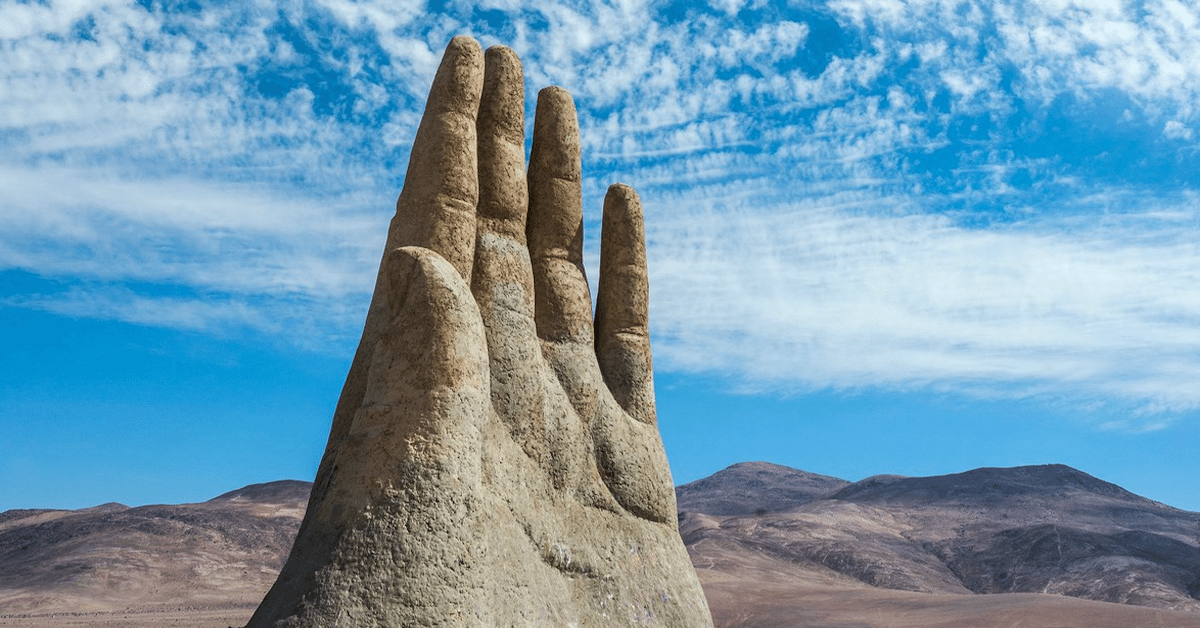The Powerful Lesson Behind The Giant Hand Sculpture In Chile's Atacama ...