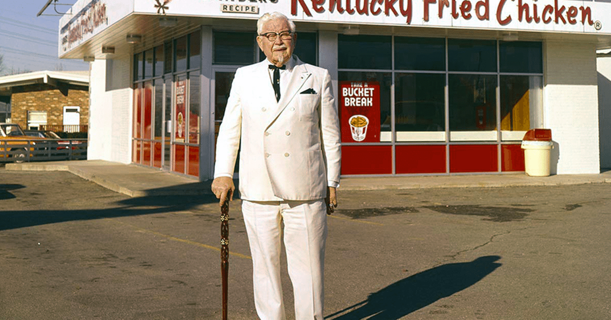 KFC founder, Colonel Sanders talks about how JESUS saved him in a video ...
