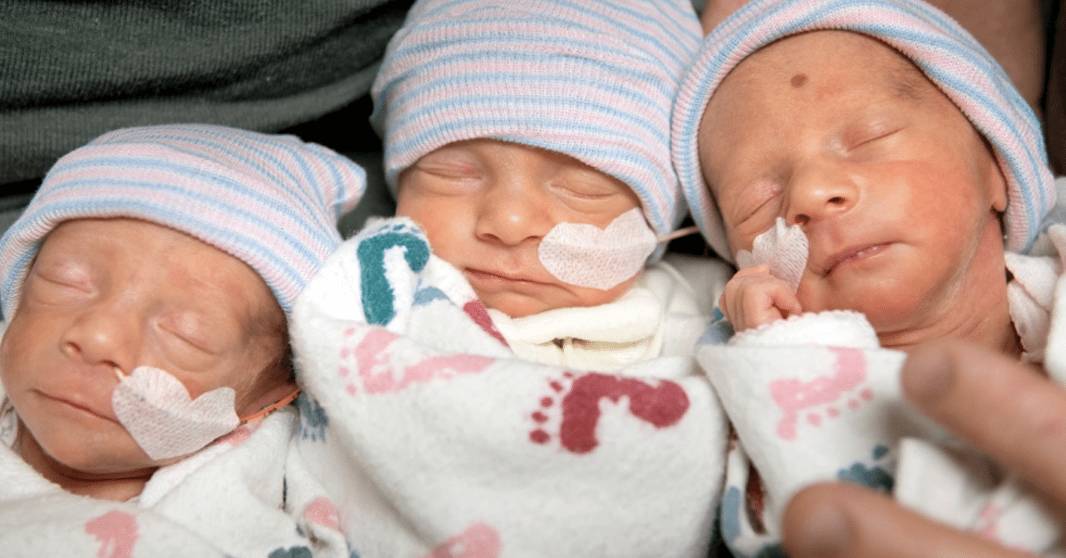 One in 100 Million Identical Triplets Conceived Without Fertility Drugs ...