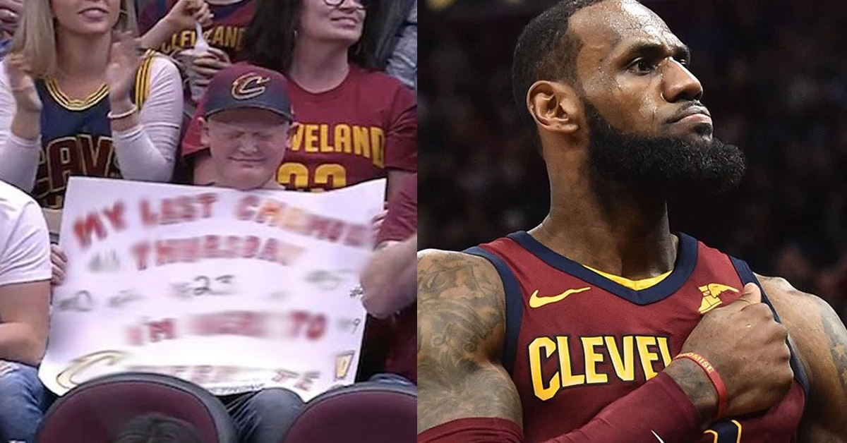 Sick Boy Brings Sign To Basketball Game, Brings Entire Arena To Their ...