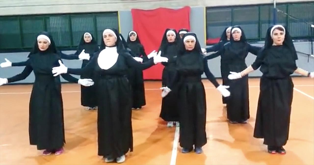12 Nuns Perform Zumba Dance To I Will Follow Him - Jesus Daily