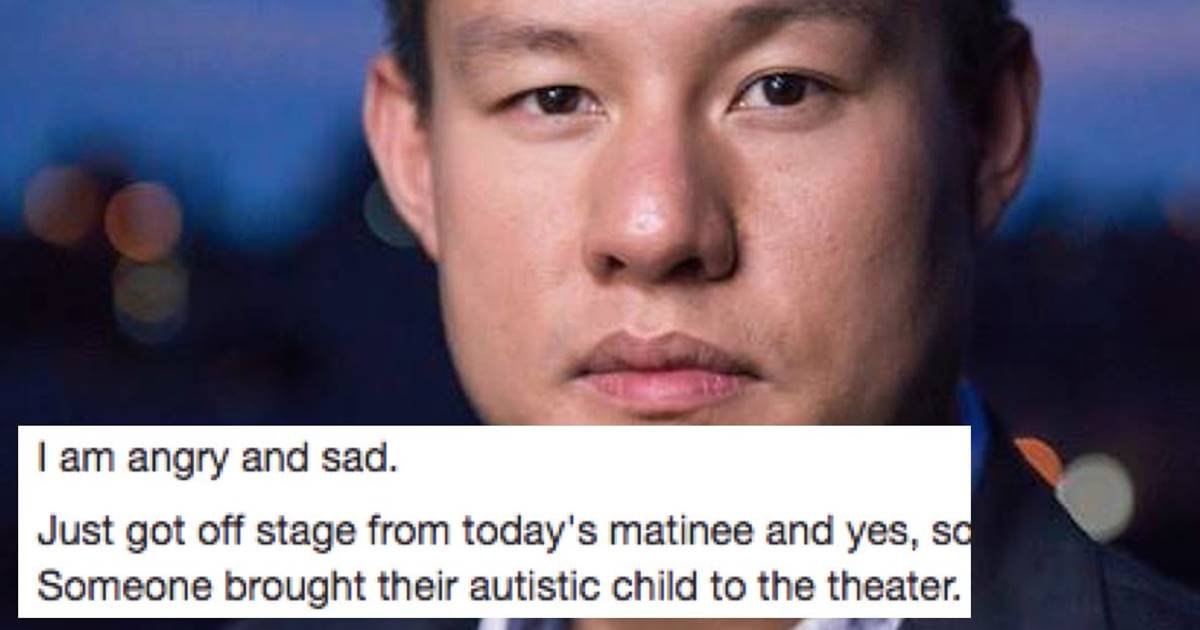 Broadway actor writes letter to the autistic child who interrupted his ...