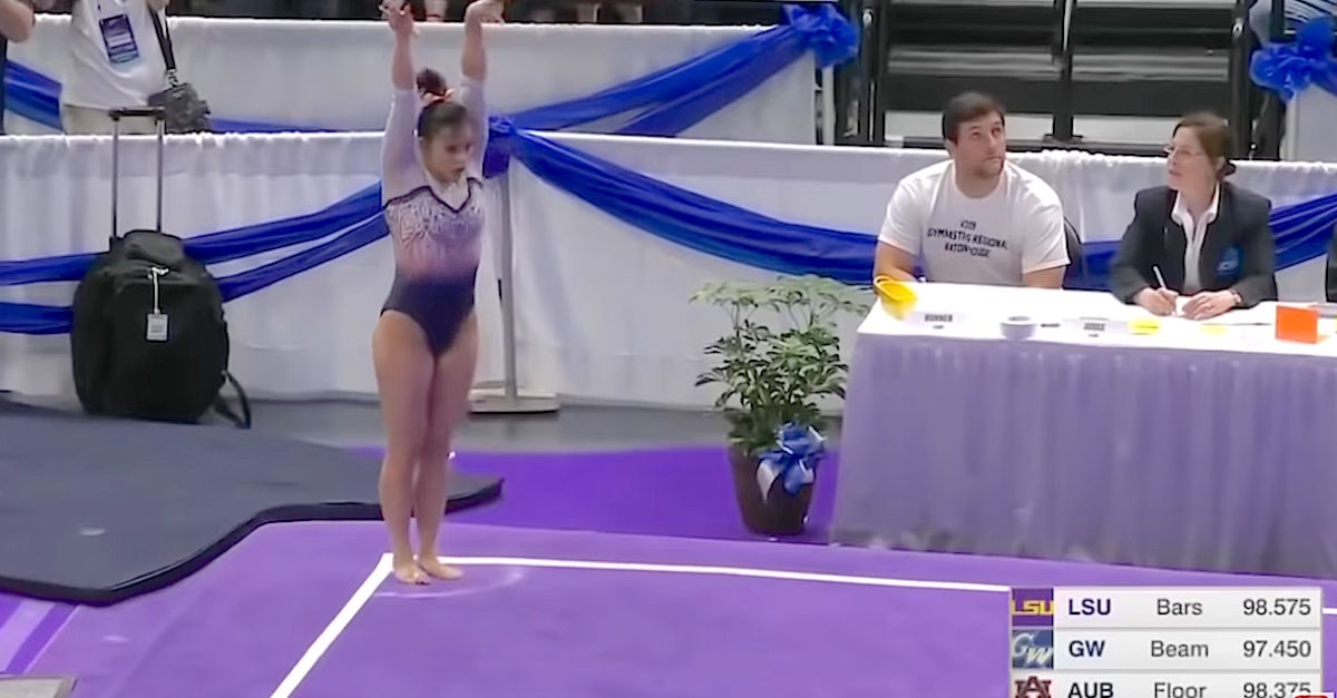 Gymnast From Auburn University Suffers Horrifying Injury During Floor ...