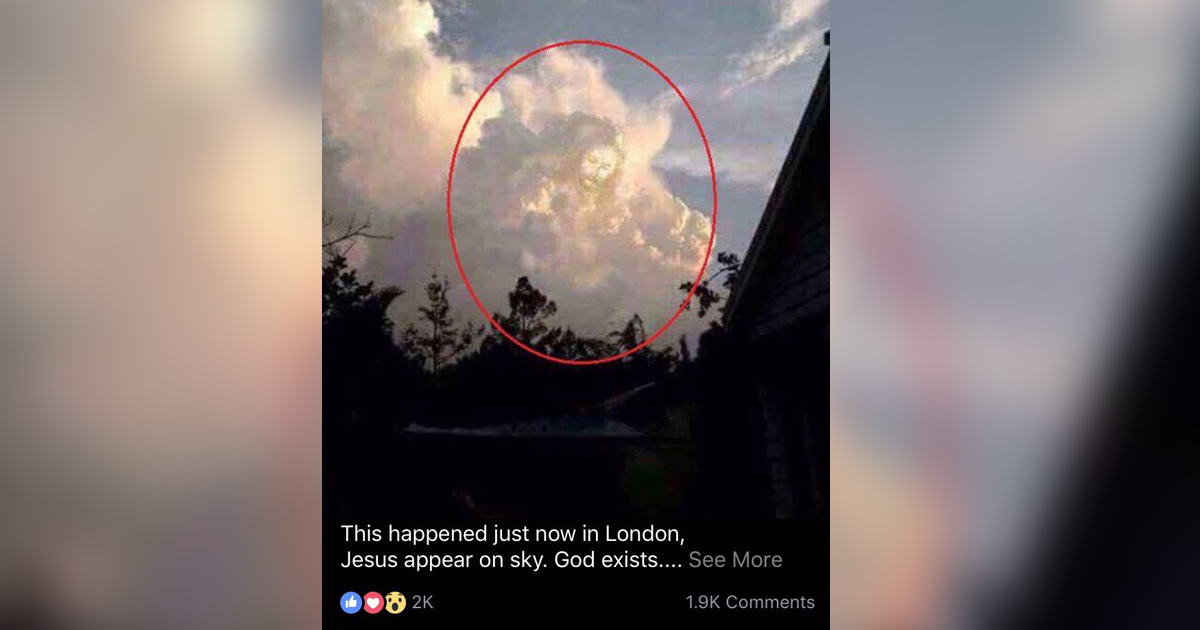 Man accepts Jesus after seeing Him in the clouds - Jesus Daily