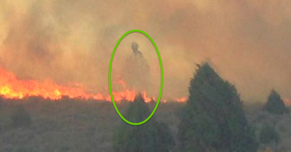 Jesus Appears Over Cabin Miraculously Spared From Fire - Jesus Daily